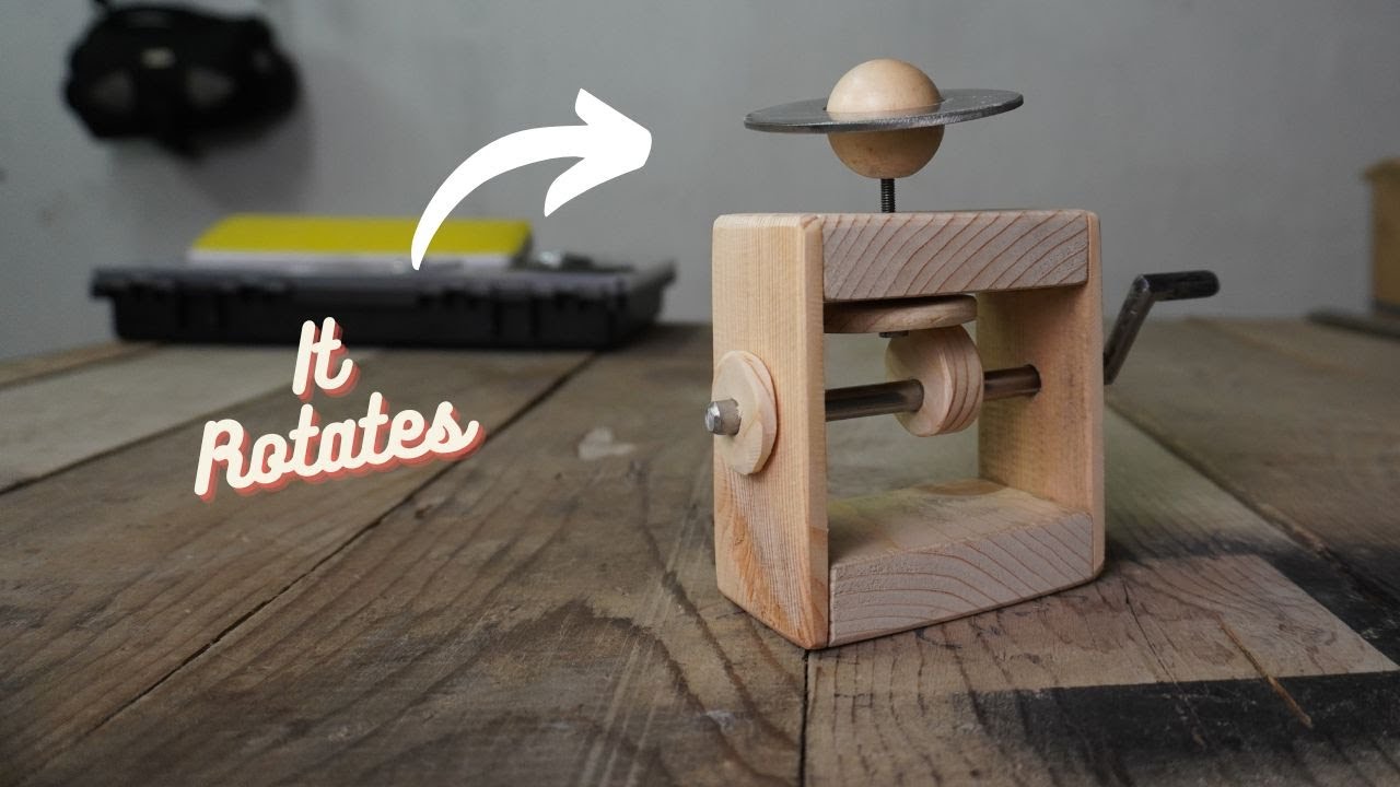 A simple cam toy (rotating planet) - YouTube