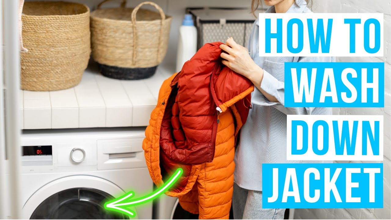 How to WASH DOWN JACKET | Safely clean Down Jacket! - YouTube