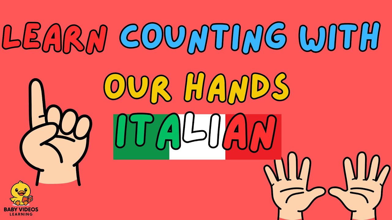 Learn Italian Numbers 1-10 with Fun Baby Song! - YouTube