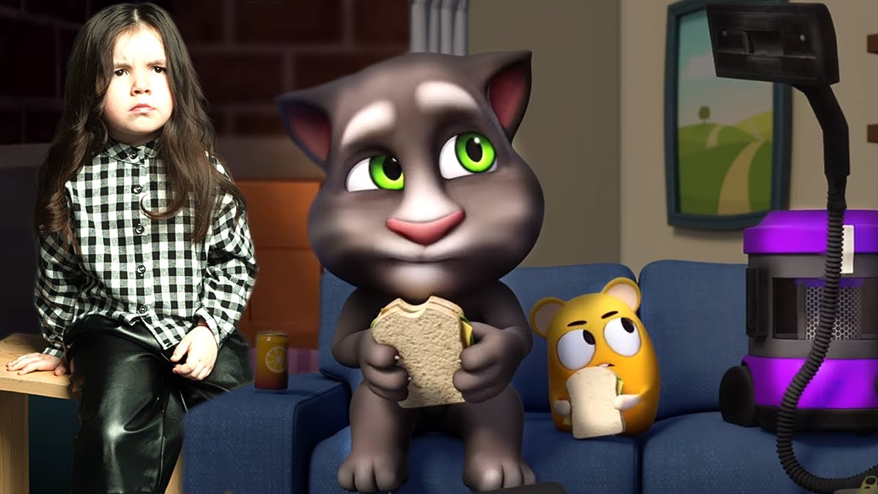 Talking Tom In Real Life Compilation - All Videos with Dominika and ...