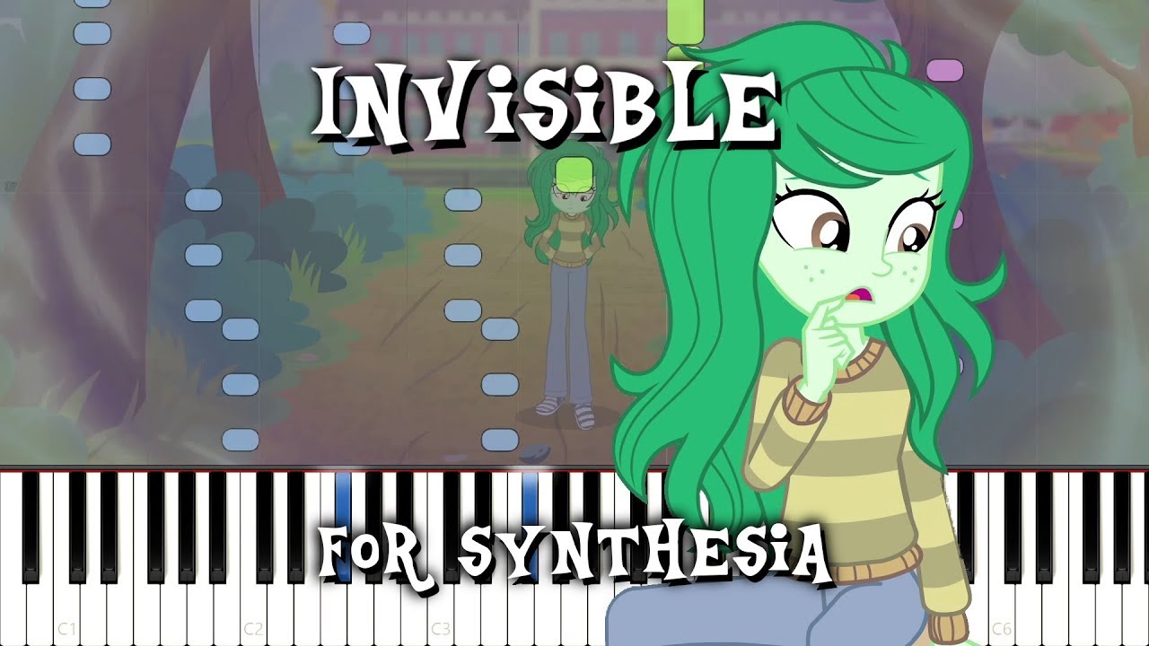 MLP EQG - Invisible - for Synthesia [Piano Cover] - YouTube