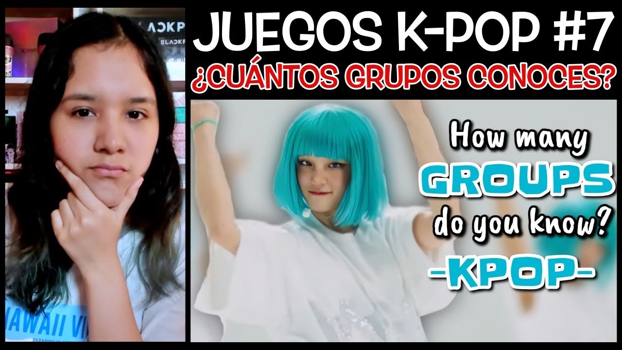 ¿Cuántos grupos k-pop conozco? 😱 | JUEGOS K-POP #7 - YouTube