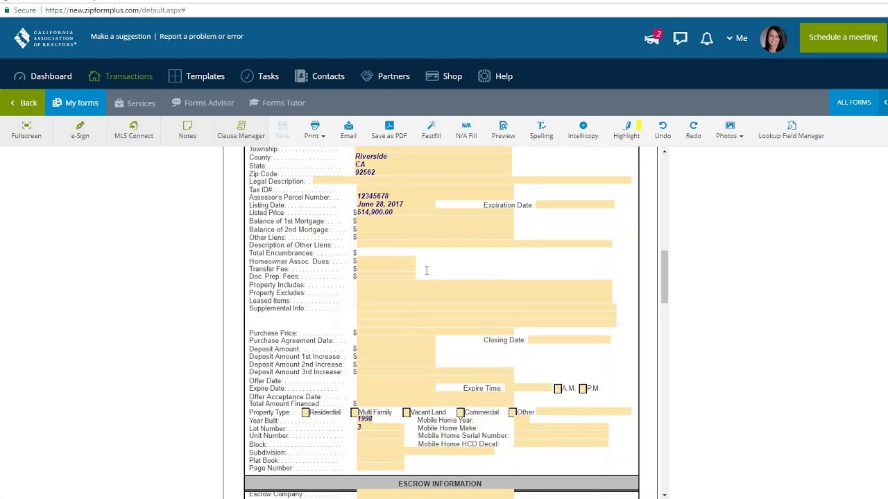 MLS Connect in the Updated Version of Zipforms Plus - YouTube