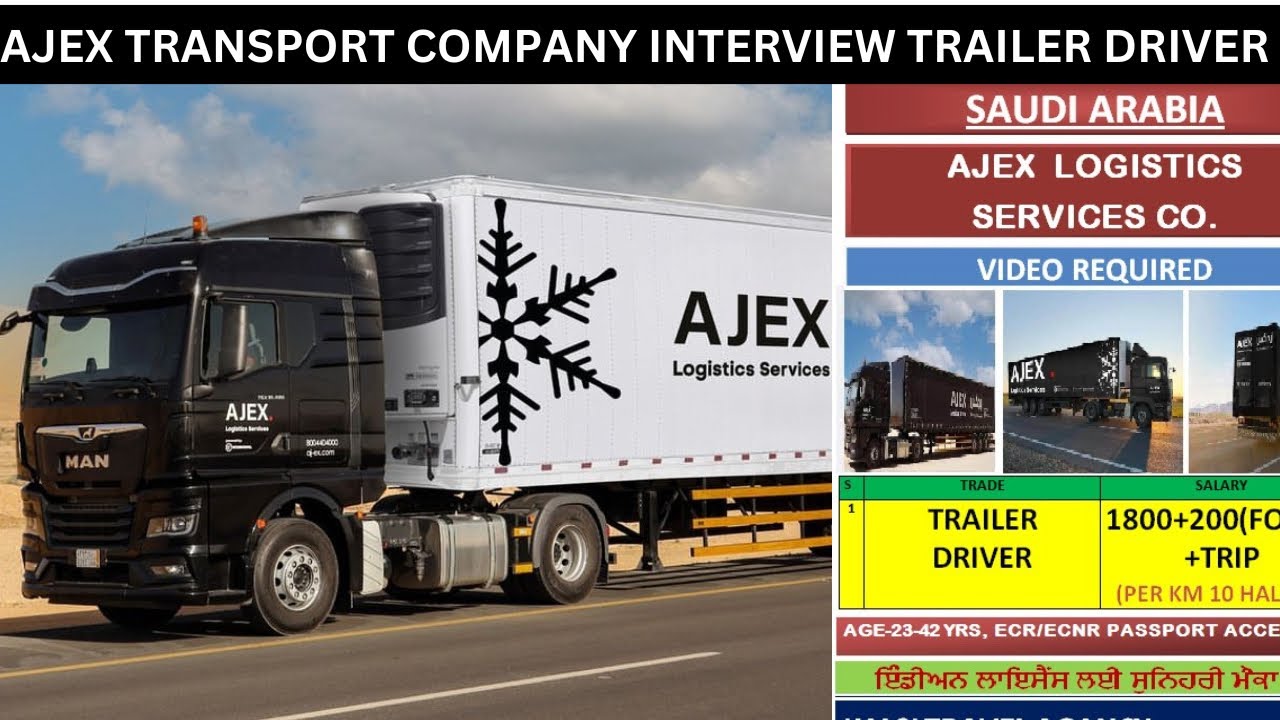 AJEX TRANSPORT COMPANY// INTERVIEW TRAILER DRIVER. #justdailyvlog # ...