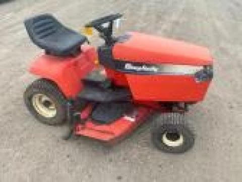 Simplicity 16LTH Riding Lawn Mower With 44" - YouTube