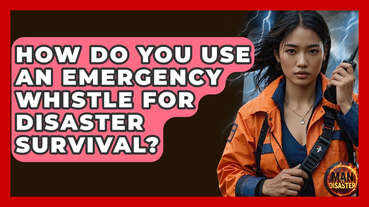 How Do You Use An Emergency Whistle For Disaster Survival? - Man vs ...