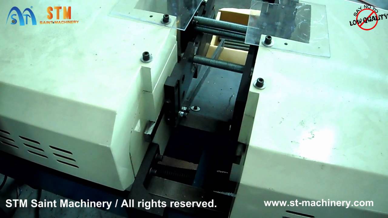 Saint Machinery double end chamfering machine for thread rods and solid bar máquina de biselado ...