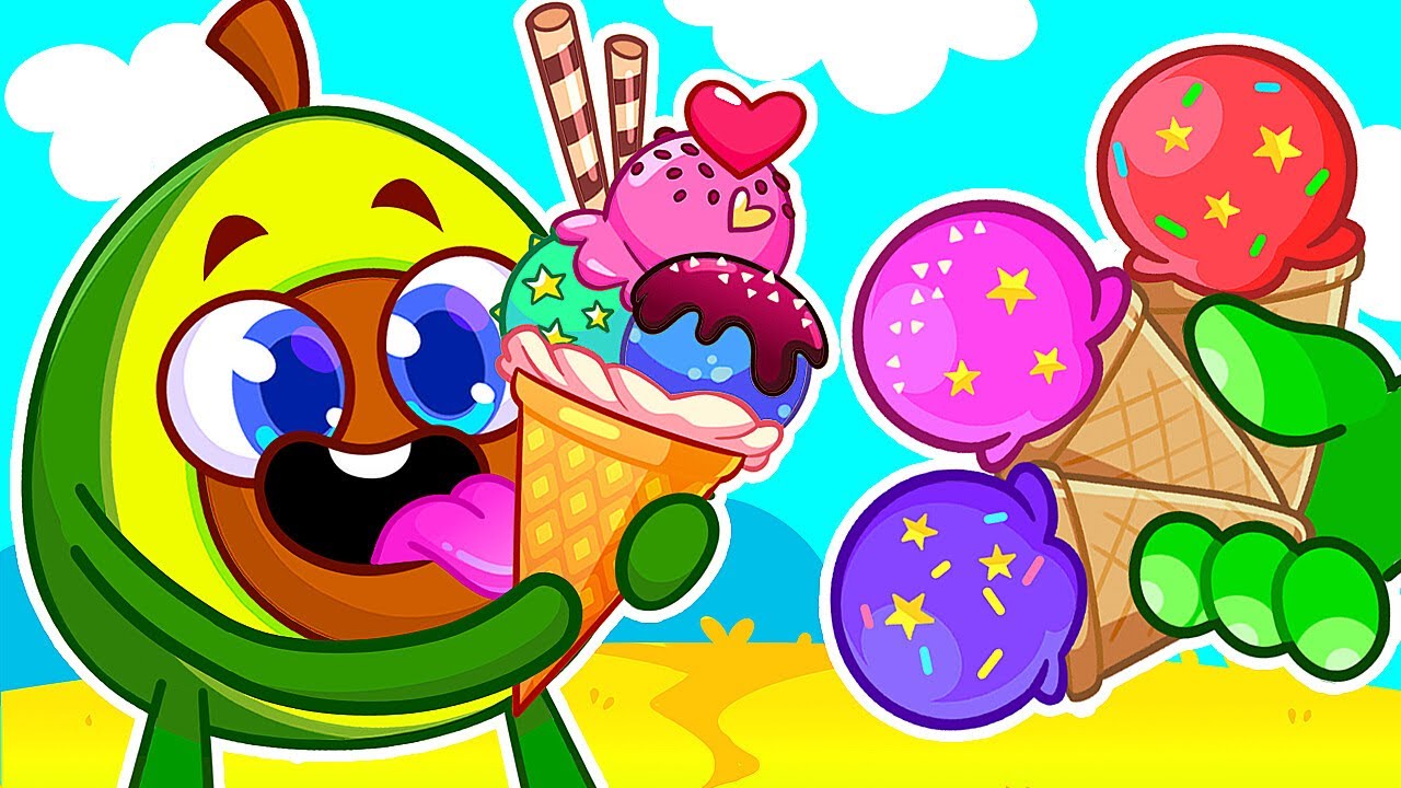 Learn Colors with Ice Cream Song 🌈🍦🍧 Baby Loves Ice Cream 🍨😋 Kids Songs ...