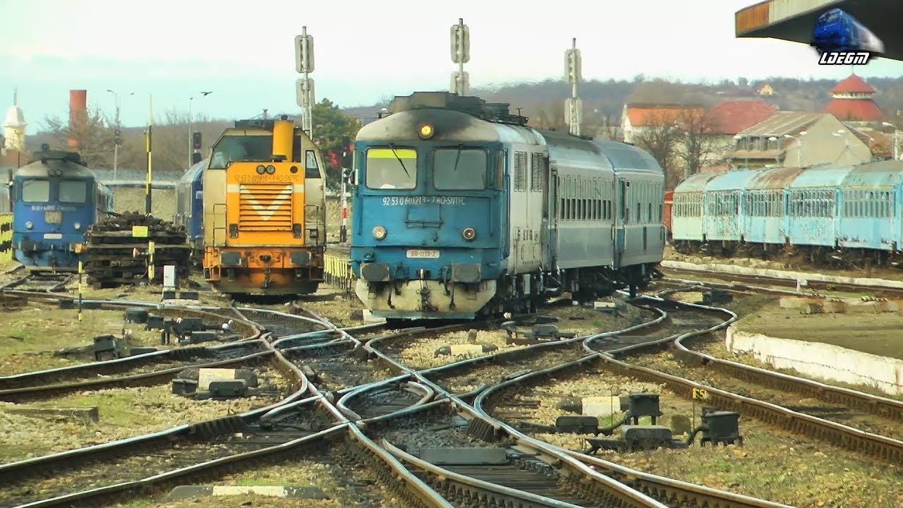 Trenuri & Activitate Feroviară/Trains & Rail Activity in Gara Oradea ...
