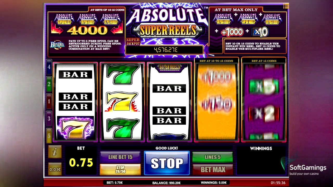 iSoftBet - Absolute Super Reels - Gameplay Demo - YouTube