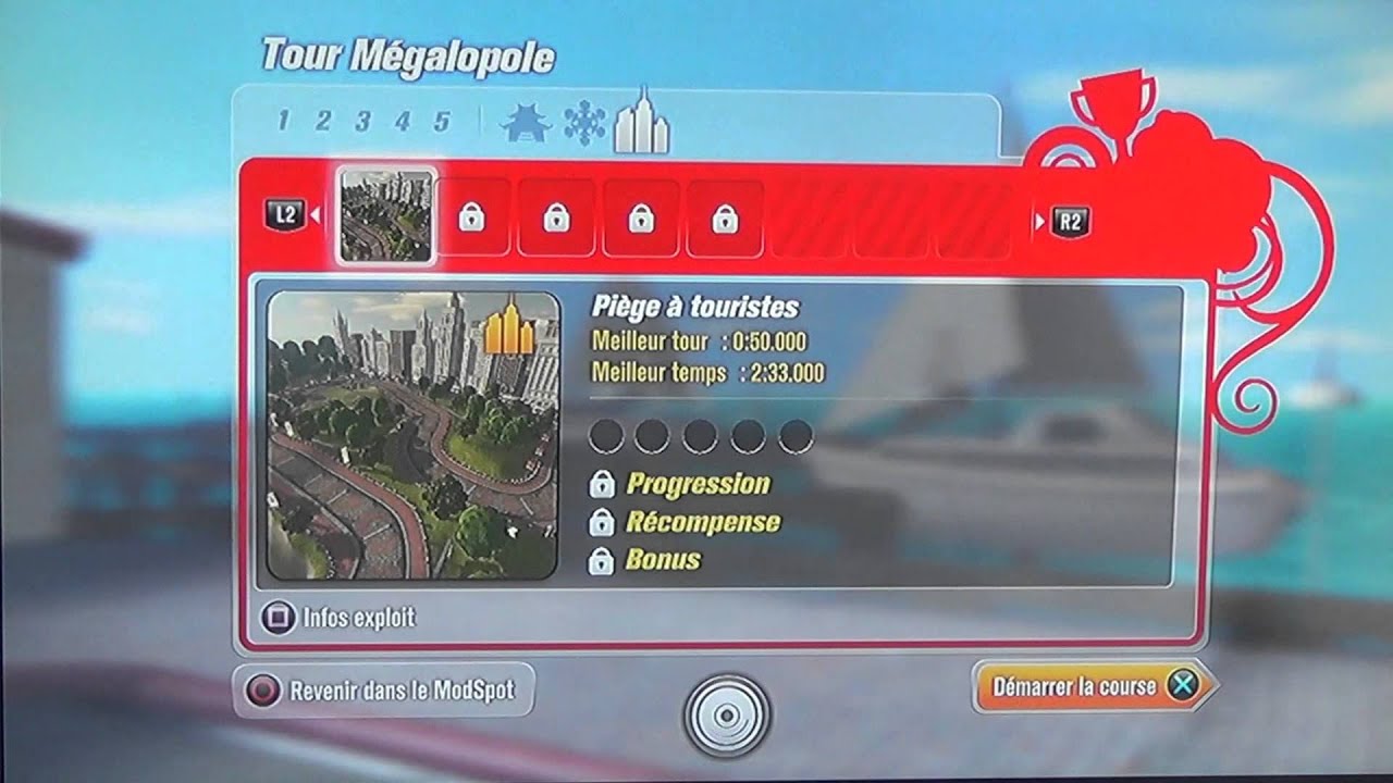 modnation racer les dlc #1 le tour extréme orient - YouTube