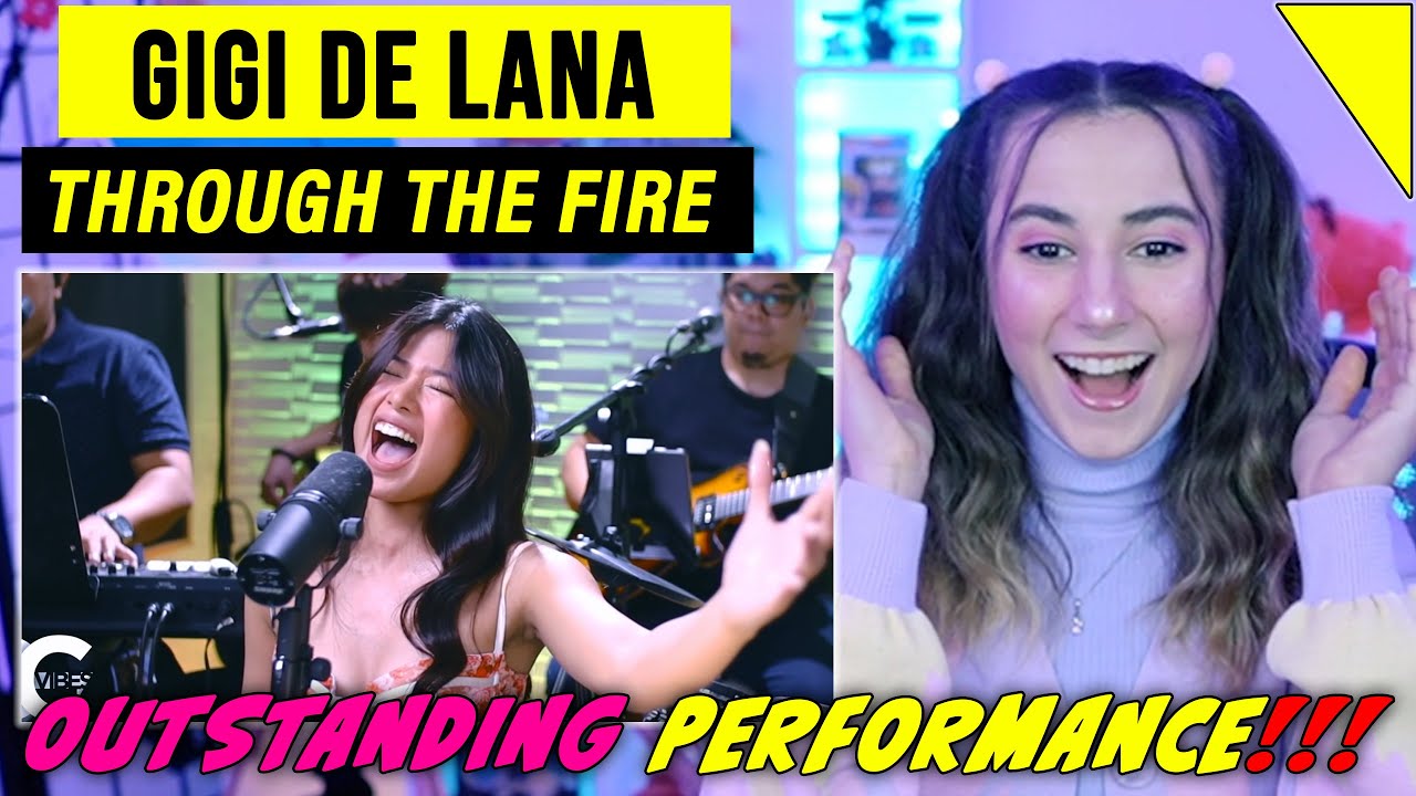 MUSICIAN REACTS - Gigi De Lana - Through the Fire Reaction - Singer ...