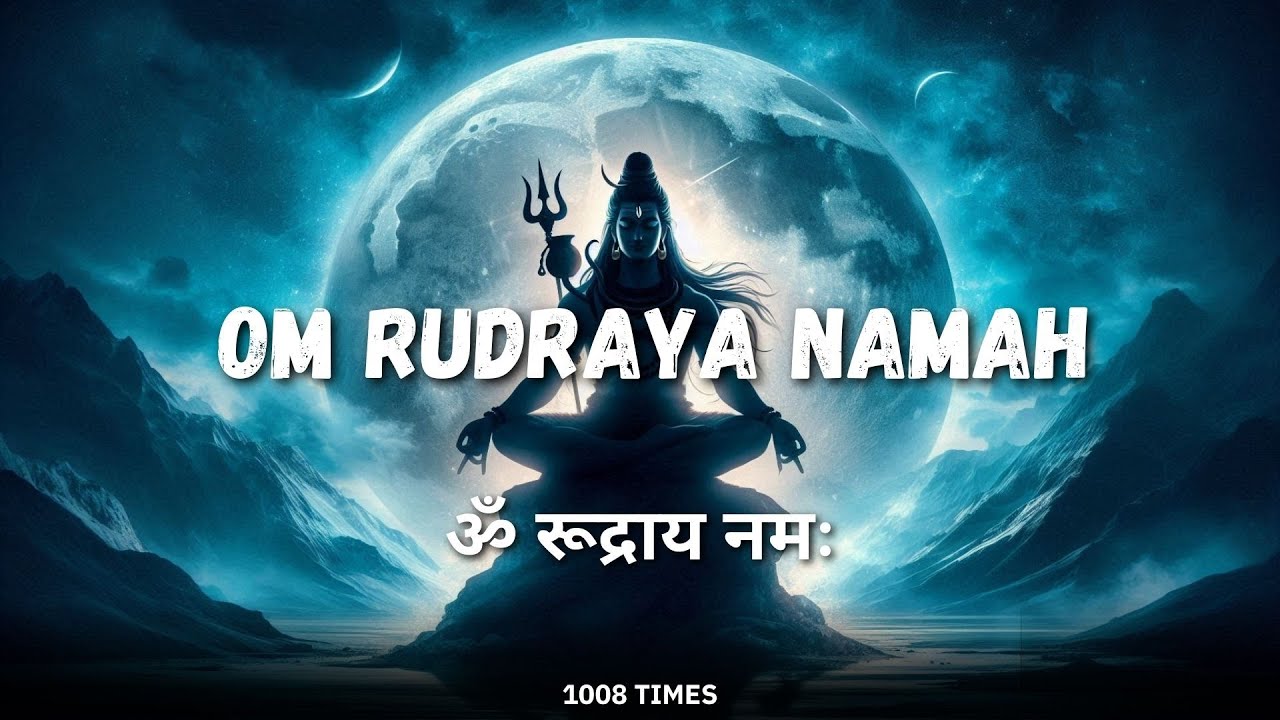 Powerful Rudra Mantra || Om Rudraya Namah || 1008 Times - YouTube