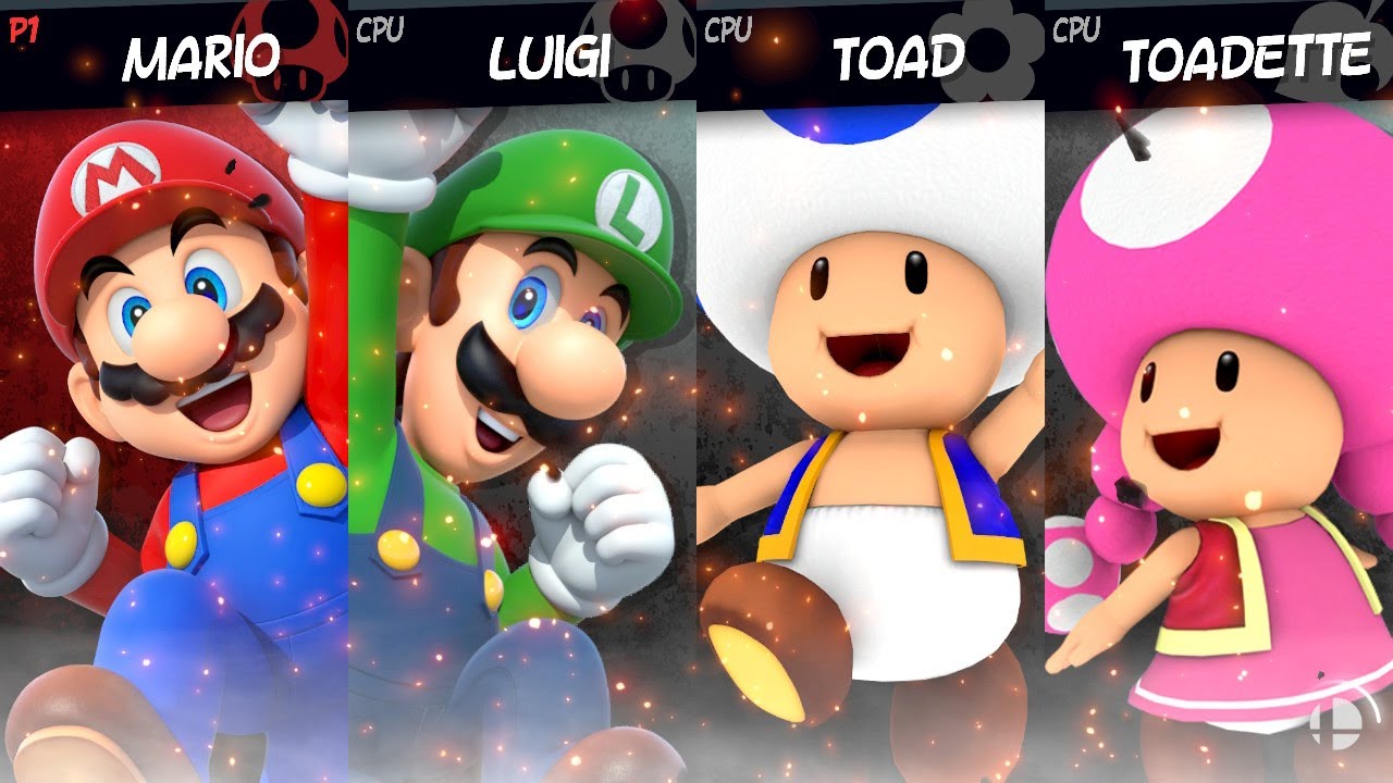 Super Mario Maker 2 but it's smash bros (smash ultimate mods) - YouTube