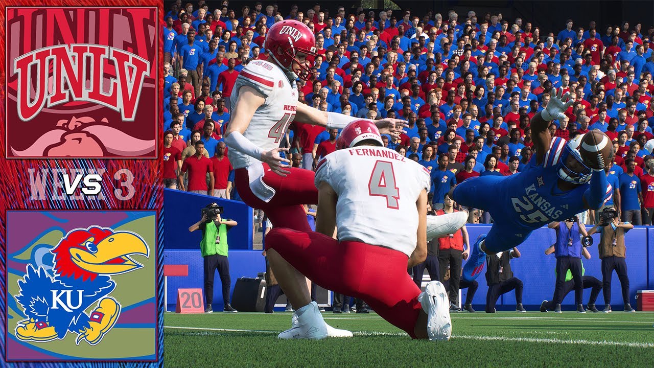 2024 - Week 3 - UNLV vs Kansas | EA College Football 25 - YouTube