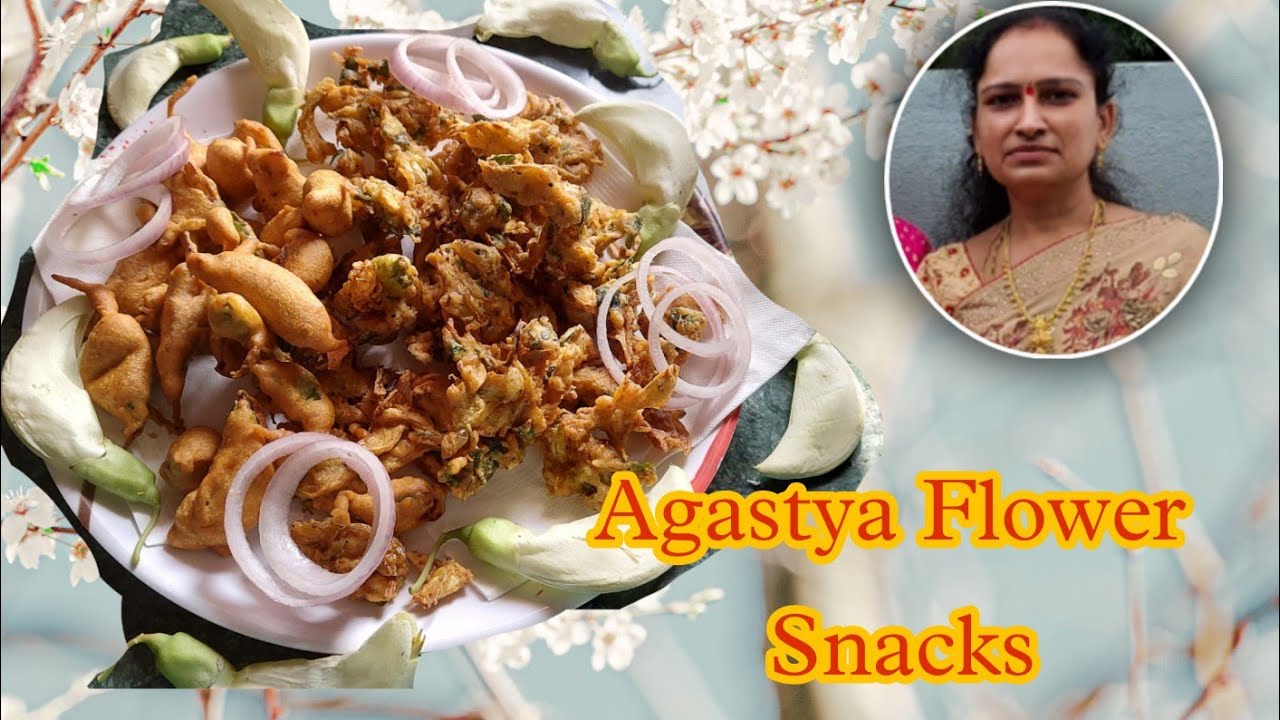 Agasti ke Phool ki recipe/Agathi poo snacks/Tea Time Snacks/August ...