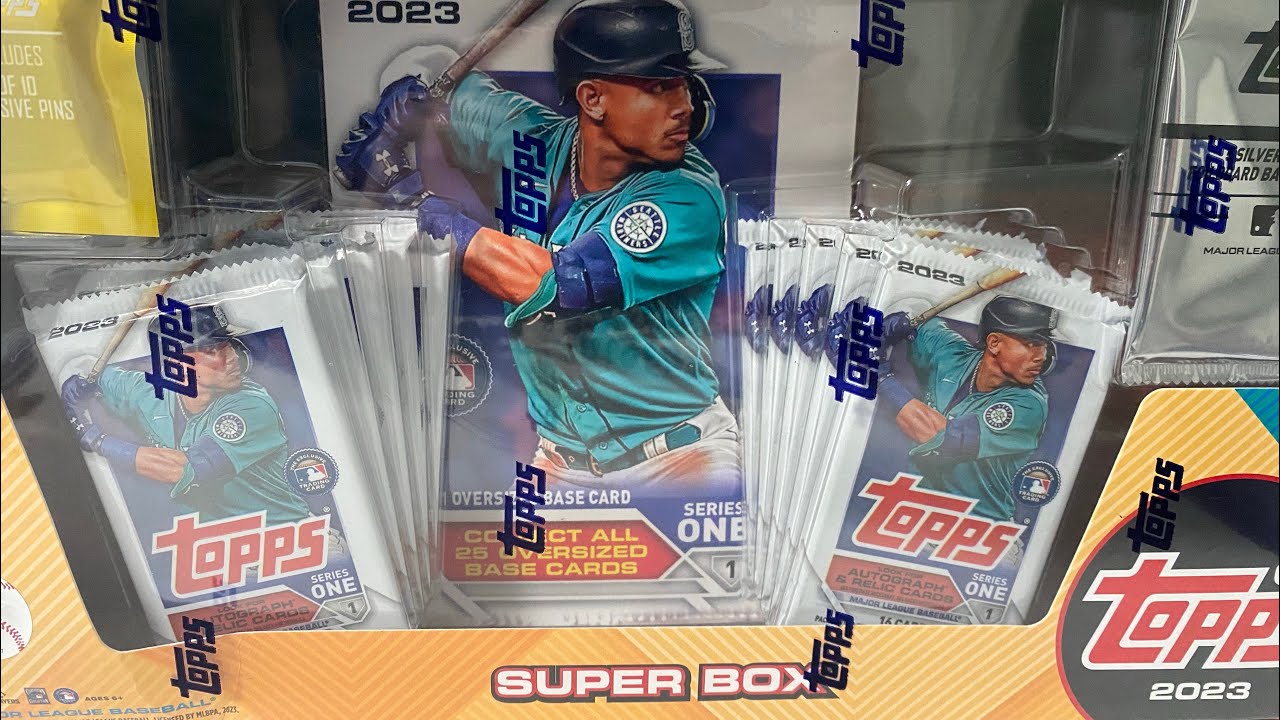2023 Topps Series 1 Super Box break. great value, fun product! - YouTube