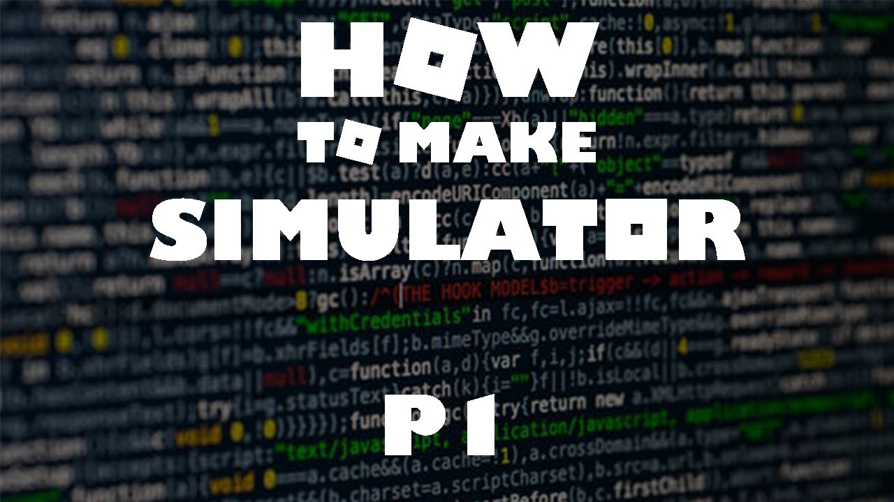 Roblox Studio | How to make Simulator P1 - YouTube