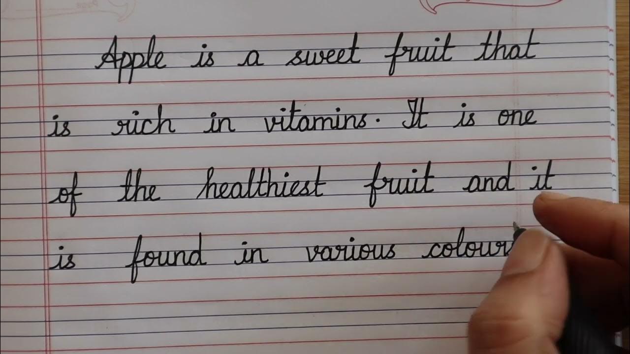 Few Lines On Apple Cursive Handwriting Calligraphy For Beginners few-lines-on-apple-cursive-handwriting-calligraphy-for-beginners