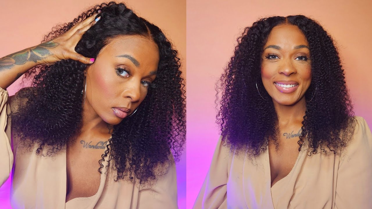 The First Pre-Everything Big Volume Kinky Curly Wig | Beginner Friendly ...