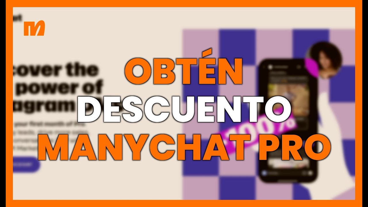 OBTÉN DESCUENTO en MANYCHAT PRO Y OLVIDA TU ASISTENTE PERSONAL - YouTube