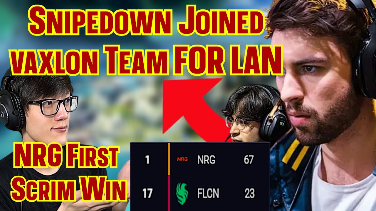 Snipedown Joined VAXLON team for ALGS LAN | iiTzTimmy and Team First ALGS Scrims Win - YouTube