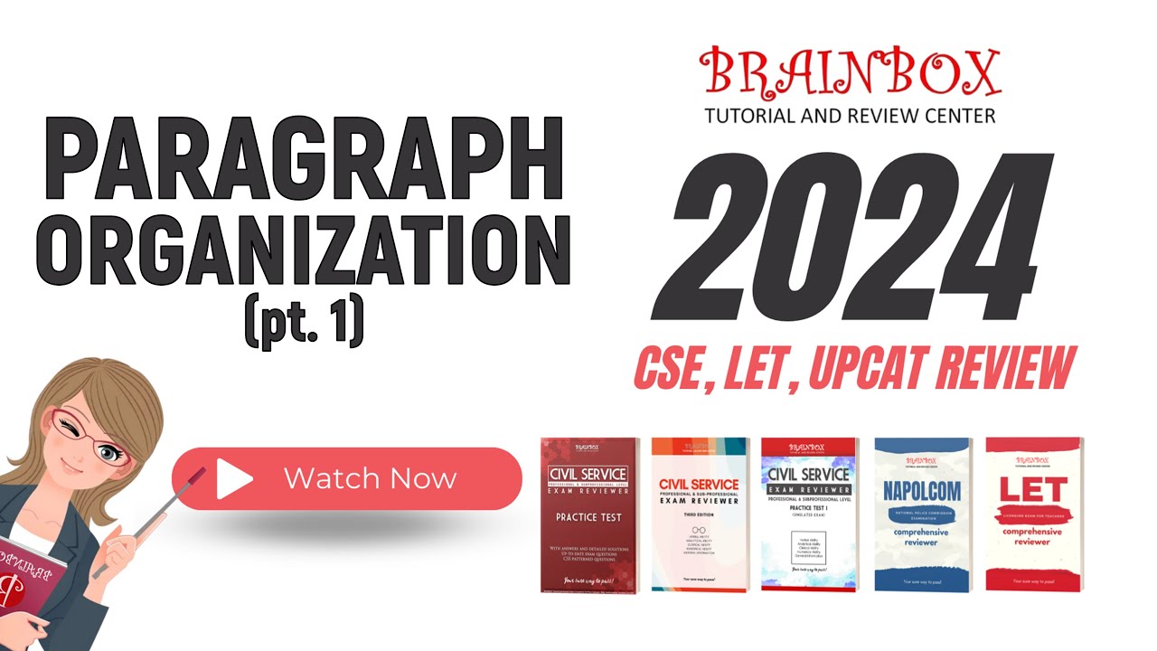 Paragraph Organization (pt. 1)- English Module (Part 40) | Civil ...