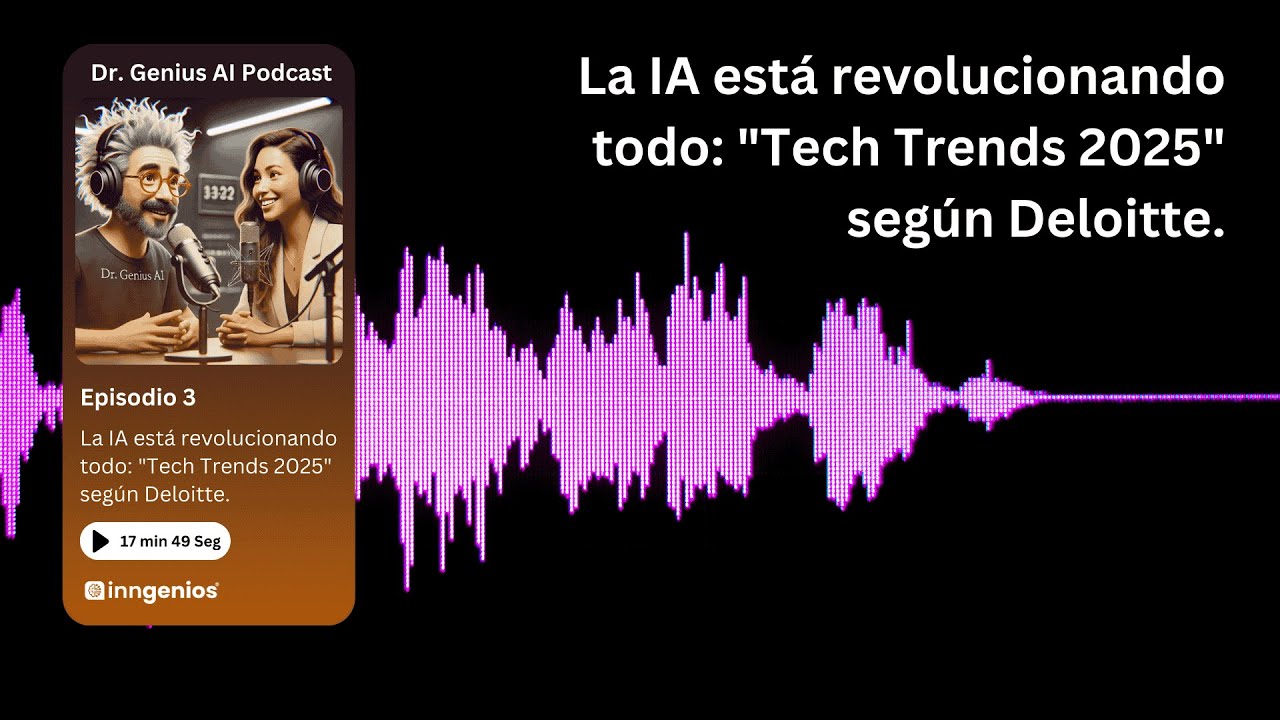 DR GENIUS AI PODCAST 3 - La IA está revolucionando todo: "Tech Trends ...