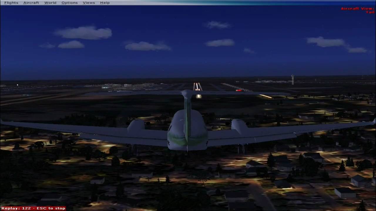 FSX Landing at Dallas Fort Worth Intl Airport with a Beechcraft King ...