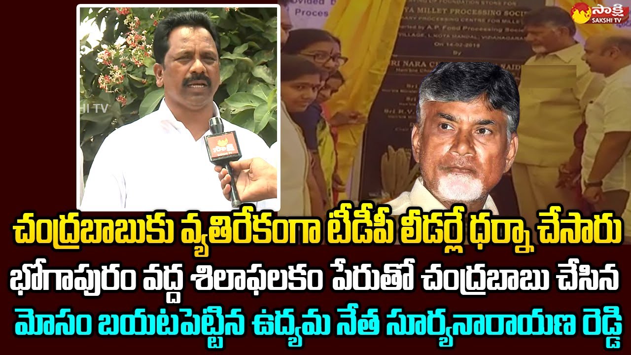 Suryanarayana Reddy Reveals Facts About Chandrababu Comments Over ...