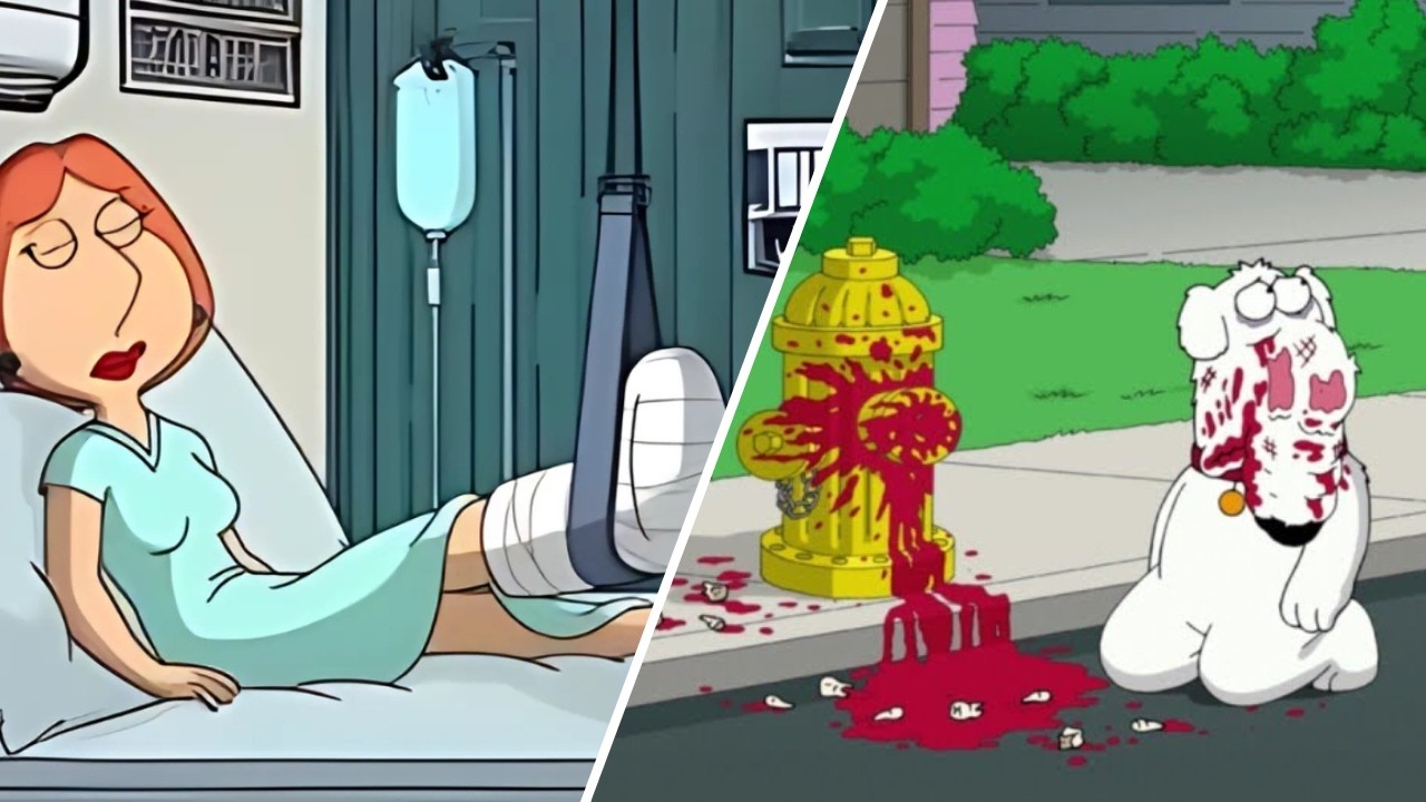 Family Guy 10 Seriously Crazy Injuries - YouTube