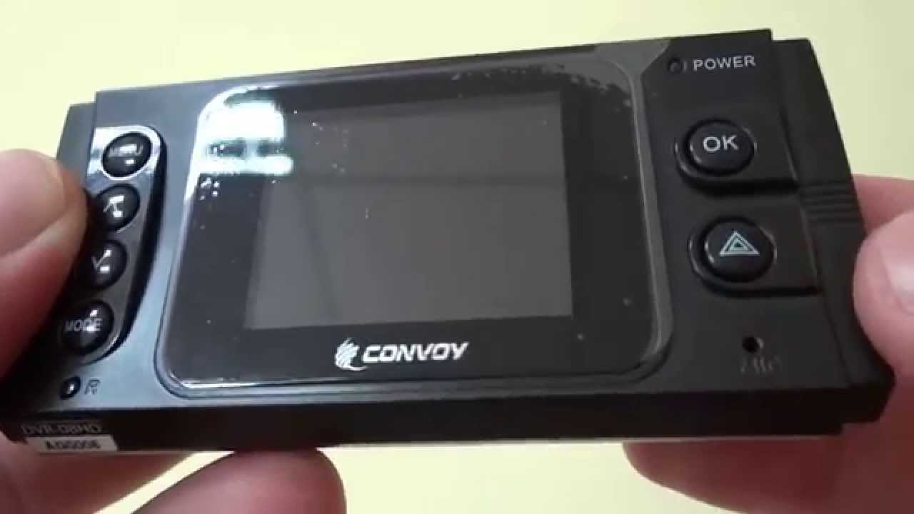 Convoy DVR 08HD Обзор видеорегистратора - YouTube