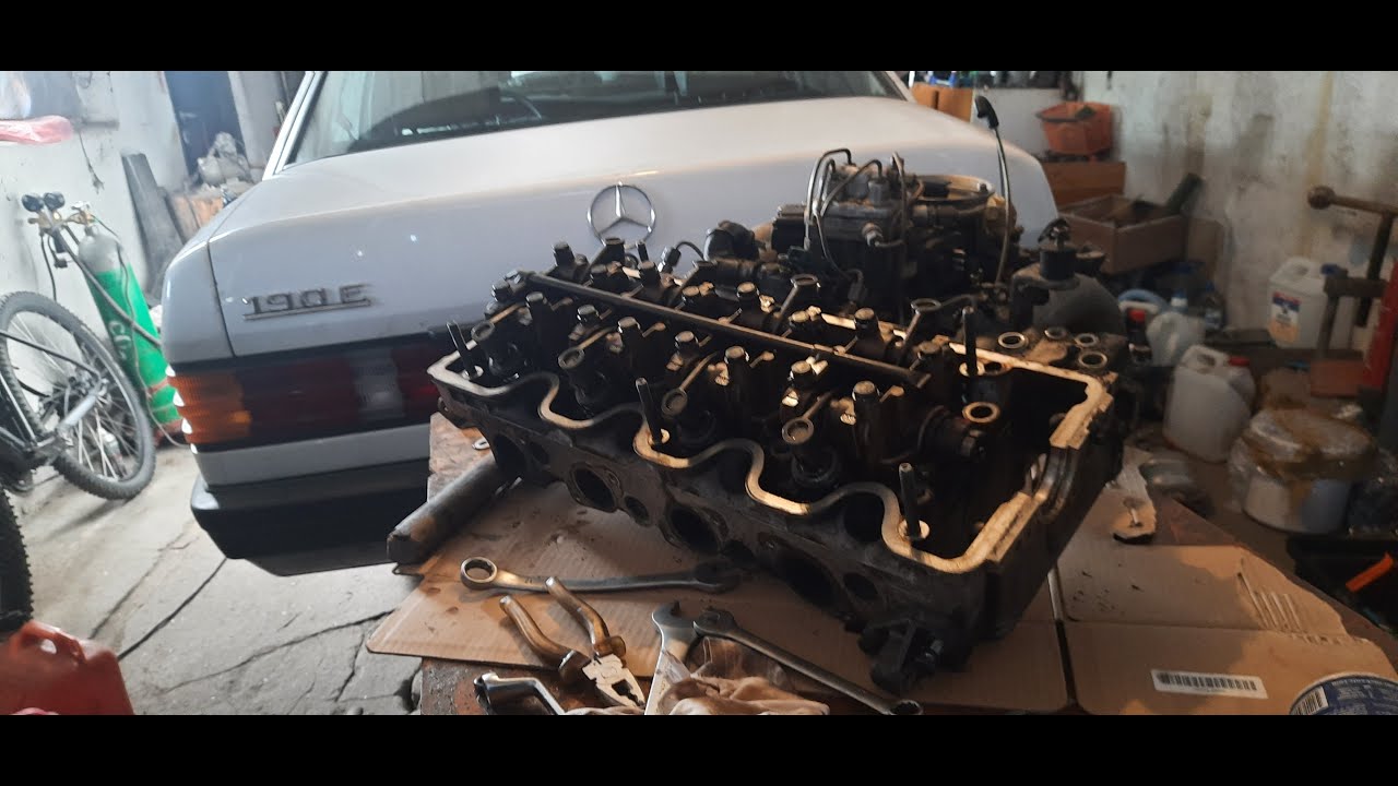 MERCEDES - BENZ W201 190E - NAPRAWA W GARAŻU CZ. 1 CAR RESTORATION ...