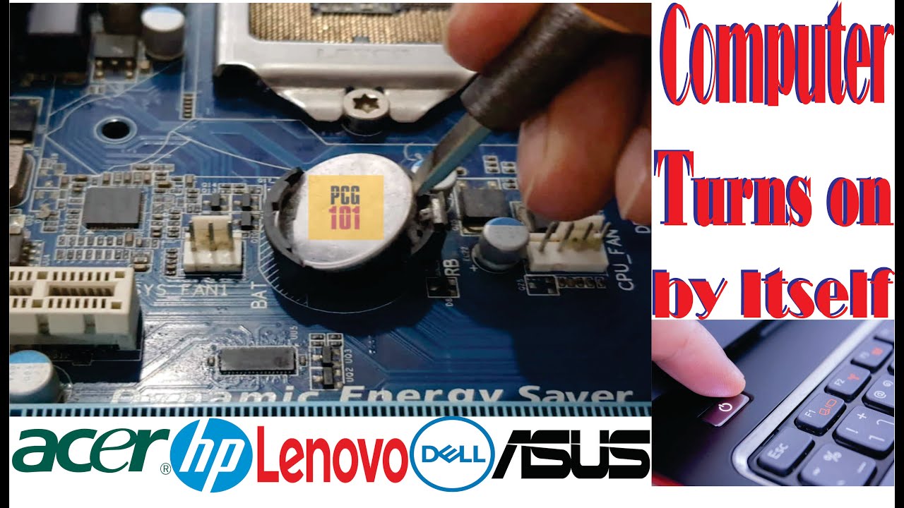 Computer starts up by itself Fix - YouTube