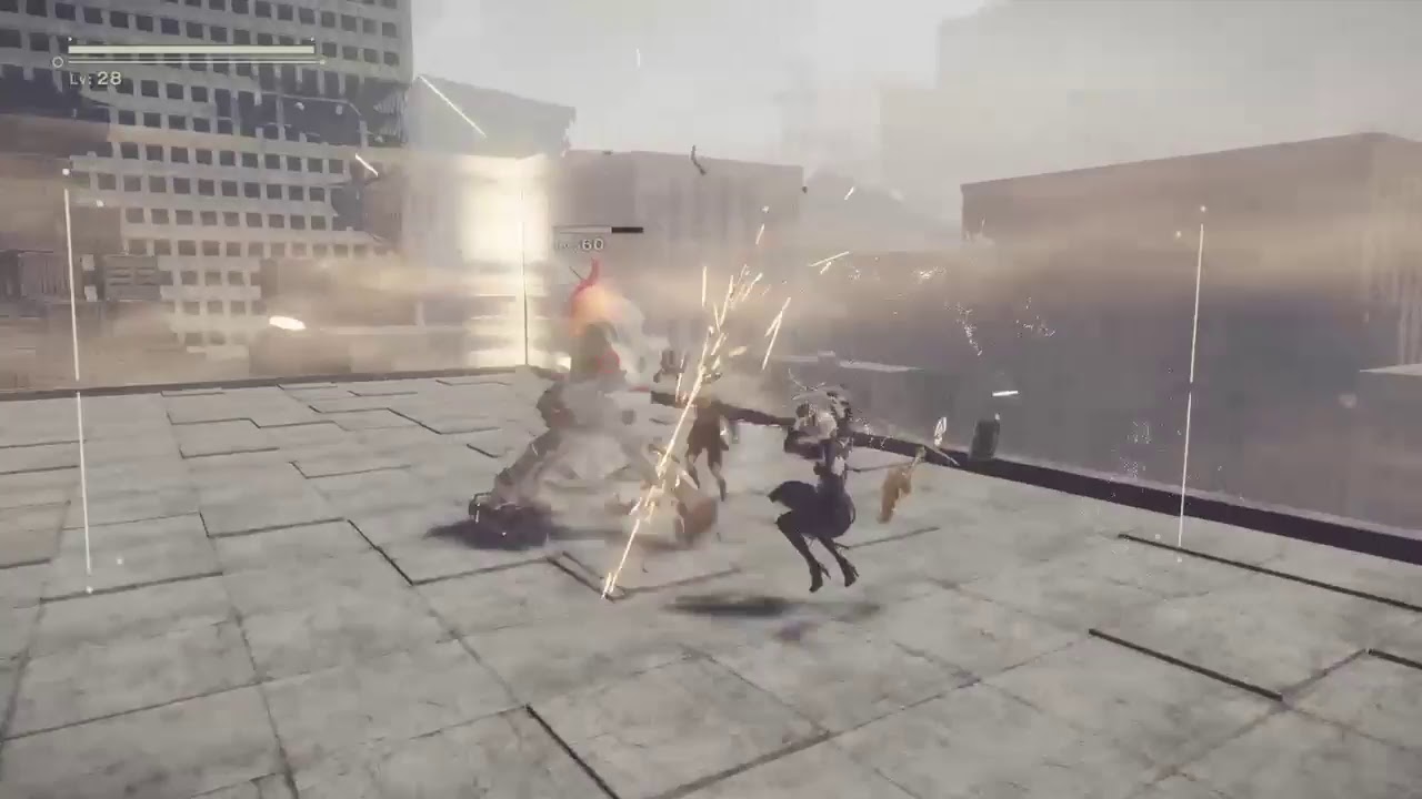 Nier Automata - Fighting Father Servo's form...hopefully (hold on to ...