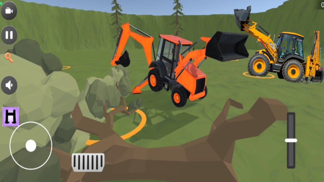 jcb simulator game ! real jcb driving game ! - YouTube