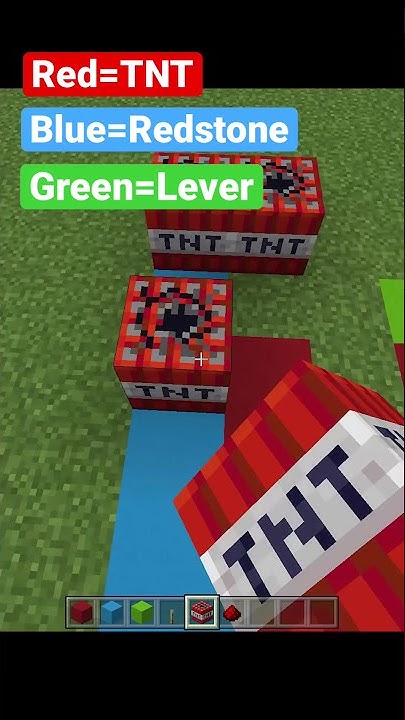 Minecraft Tnt Heart ️ Shorts Youtube
