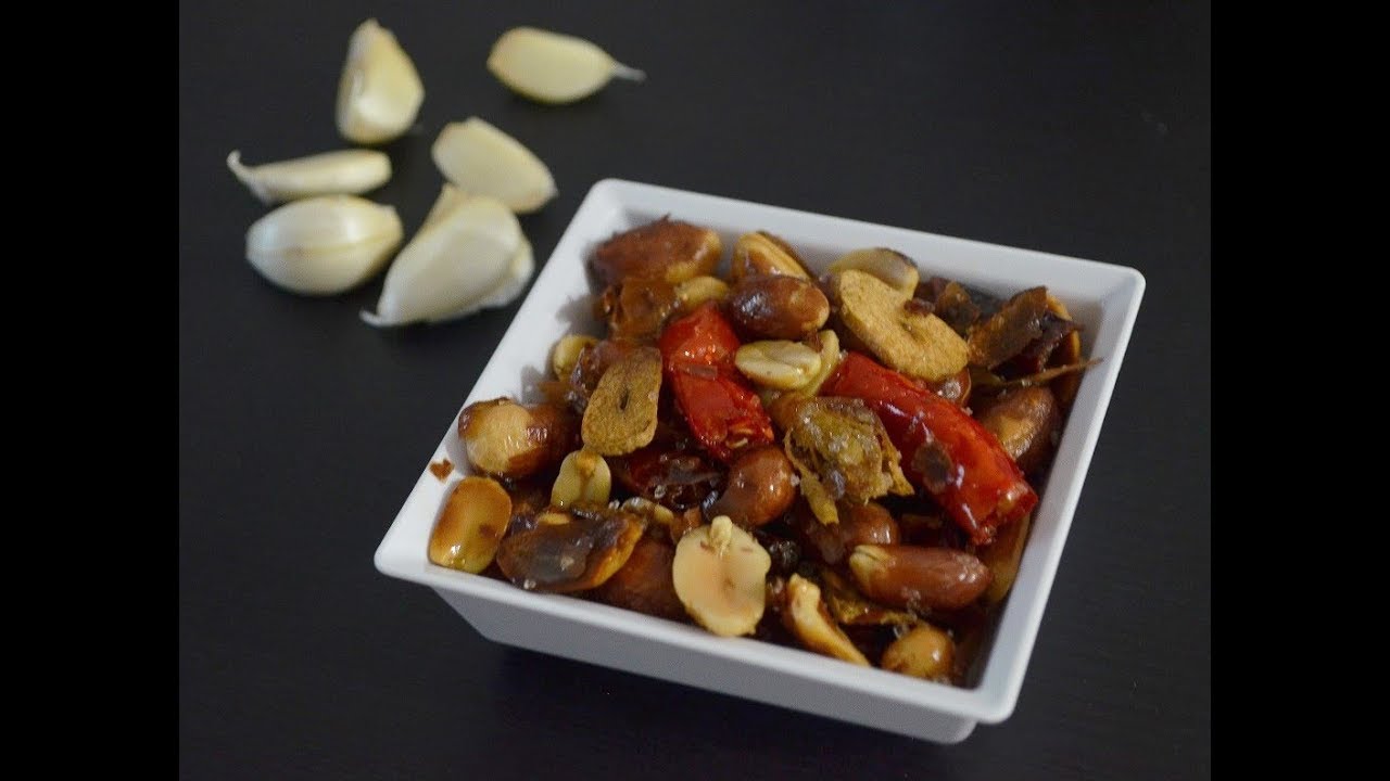 Spicy Garlic Peanuts - YouTube
