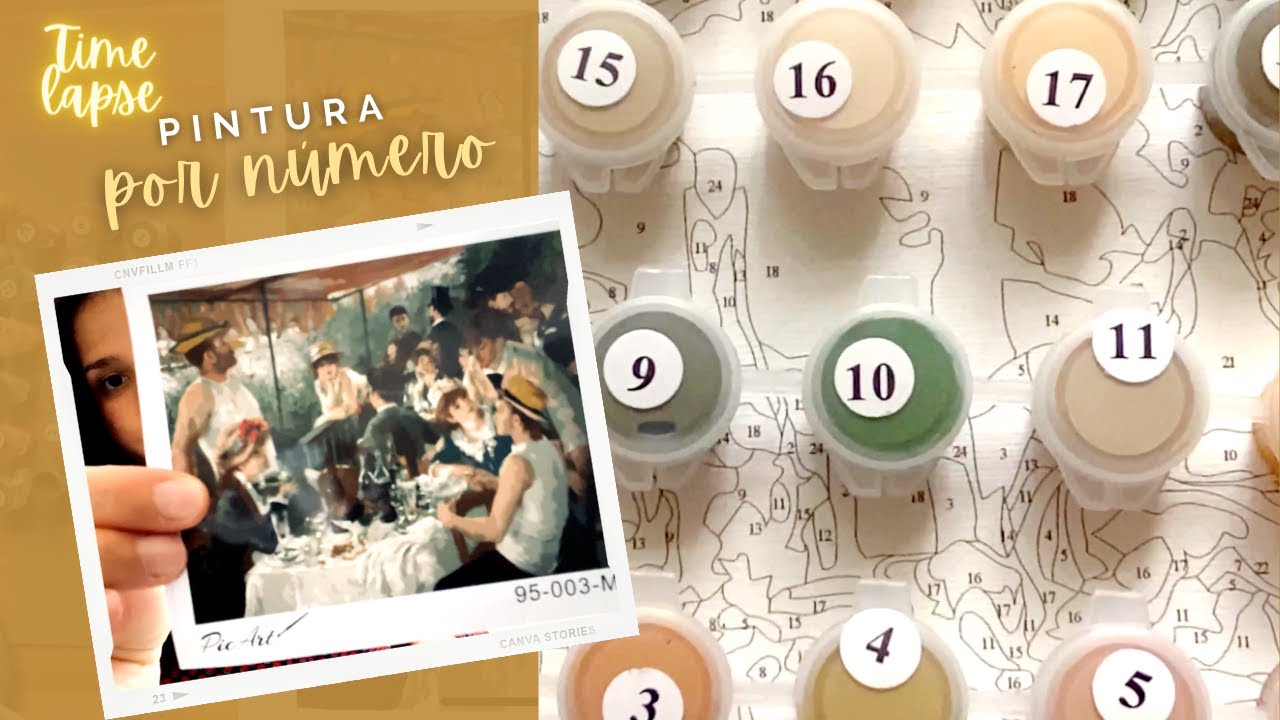 ¡Realiza una Pintura por números! 🙂 I Paint by numbers - YouTube