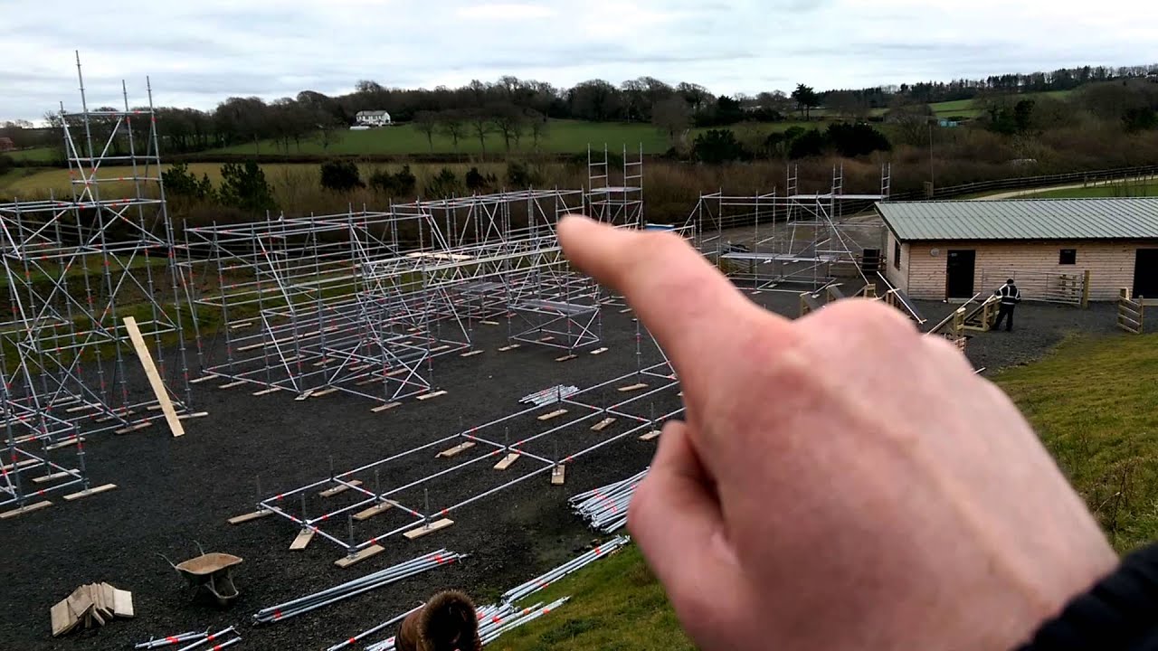 Full course scaffold build - YouTube