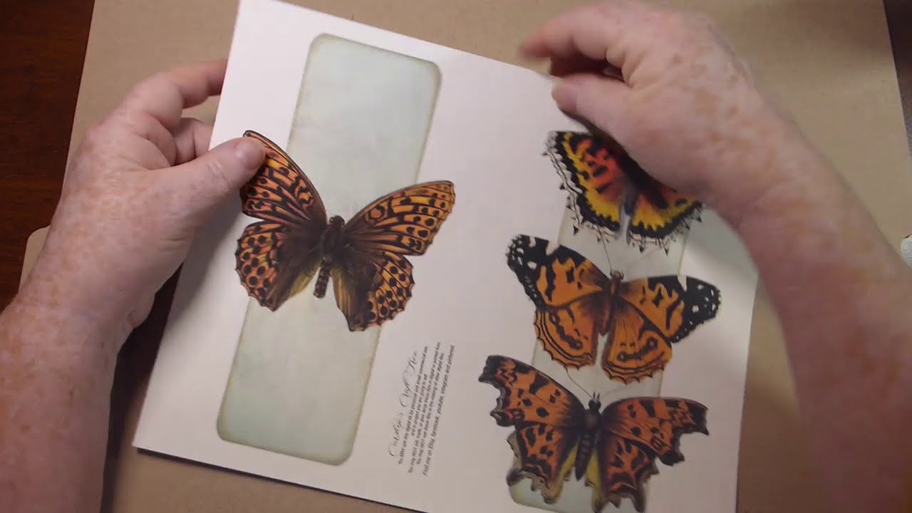 hidden envelope tutorial that I put in my butterfly journal - YouTube