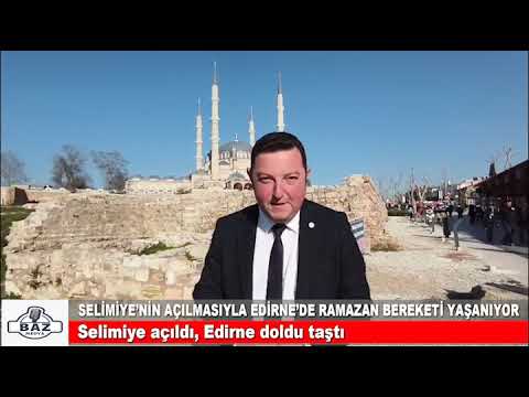 Selimiye açıldı, Edirne doldu taştı