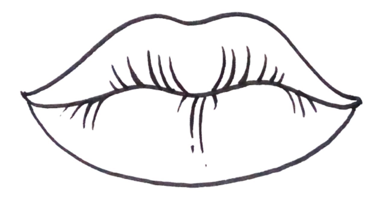 Draw Luscious Lips in No Time: A Beginner-Friendly Ink Sketch Tutorial ...