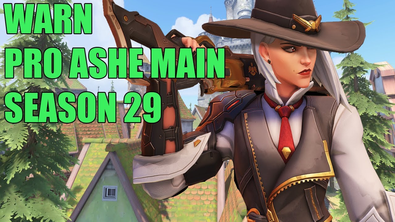 WARN ASHE MAIN GAMEPLAY - PRO OVERWATCH SEASON 29 - YouTube