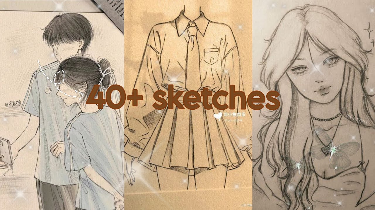 40+ Sketch ideas from Pinterest |You must try | Easy and cute drawing ...
