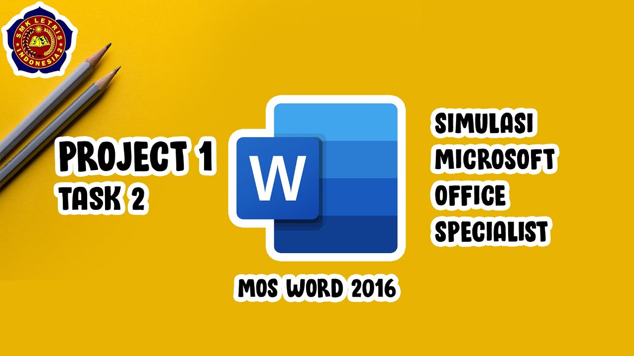 MOS WORD 2016 - PROJECT 1 TASK 2 (Apply Table Style) - YouTube