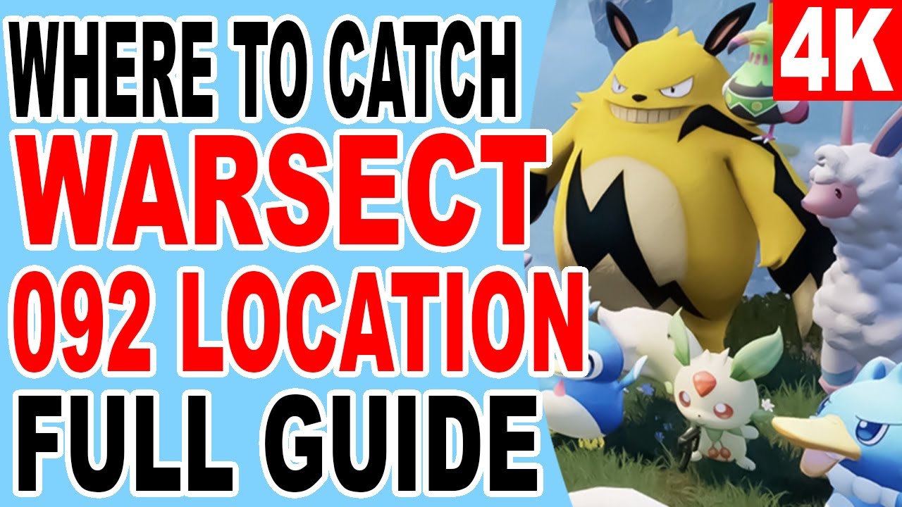 Where to Catch Warsect 092 Location - Palworld - YouTube