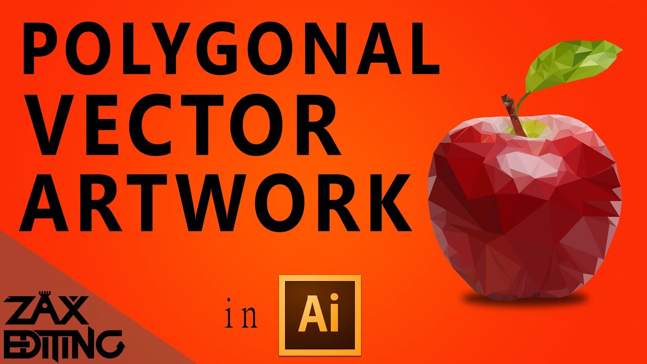 How to Make a Polygonal Artwork! | Illustrator Tutorial - YouTube