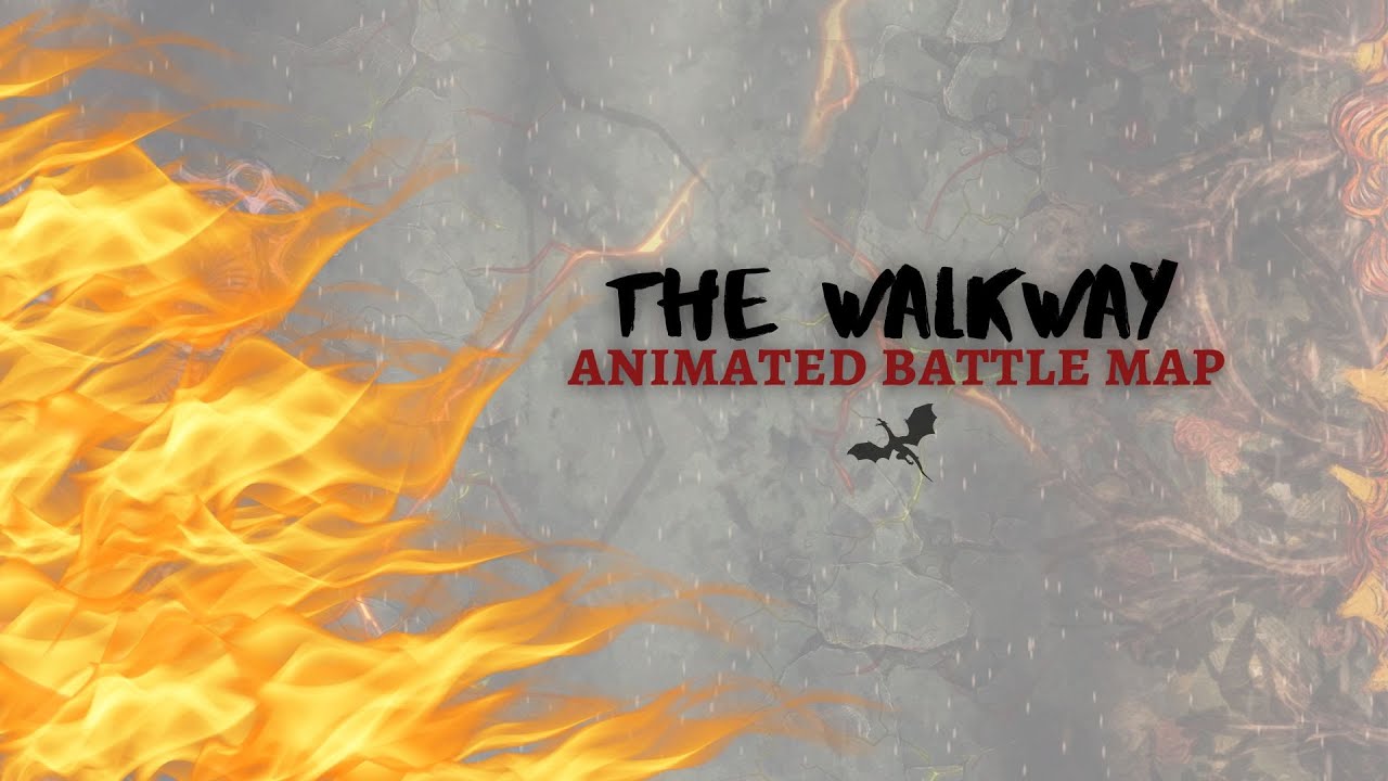 RPG Animated Battle Map - The Walkway - YouTube