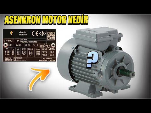 Asenkron Motor Nedir ?/Asenkron Motor Çalışma Prensibi /Asenkron Motor Çeşitleri/ASENKRON MOTOR